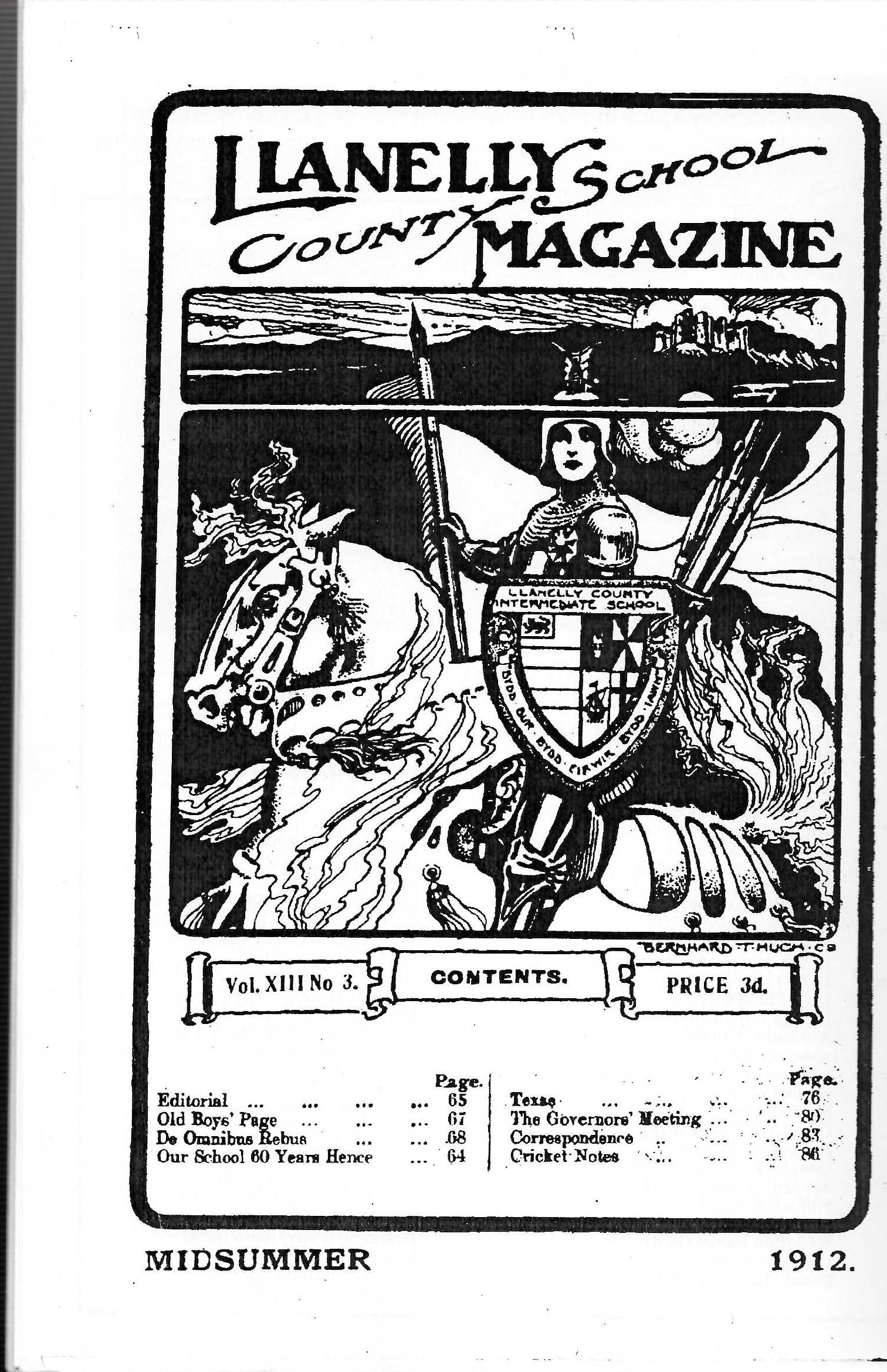 Publication and cost of school magazine from 1899, initially termly to ...